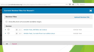 Alur produksi naskah di ojs 3 faizal risdianto | PPT