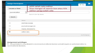 Alur produksi naskah di ojs 3 faizal risdianto | PPT