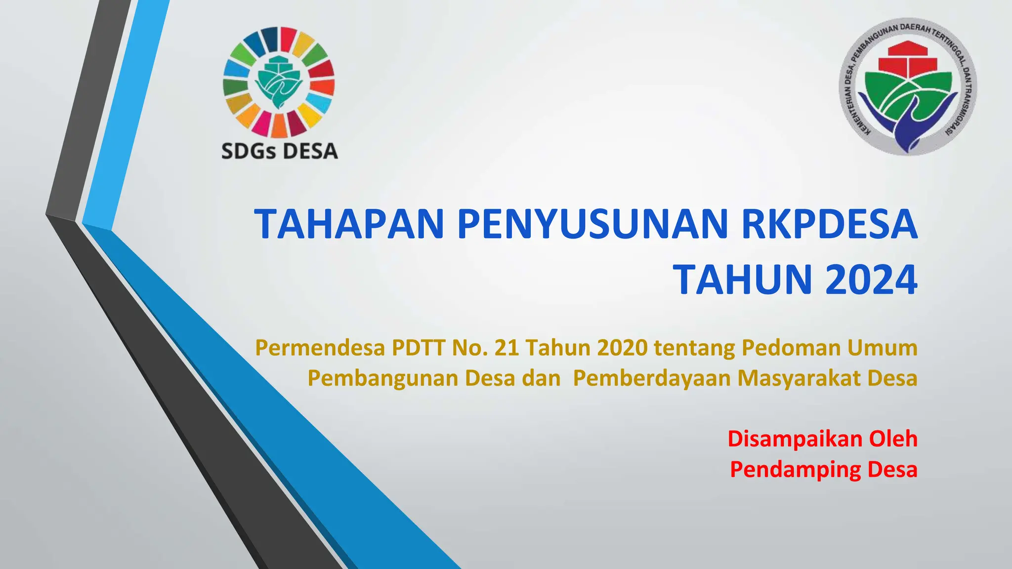 ALUR PENYUSUNAN RANCANGAN RKPDES TAHUN 2024.pptx