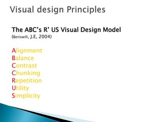 Visual design | PPTX | Graphics Software | Computer Software and ...