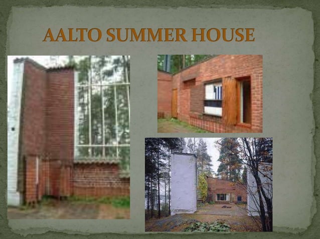 Alvar Aalto Architect Biography Principles Works | PPTX