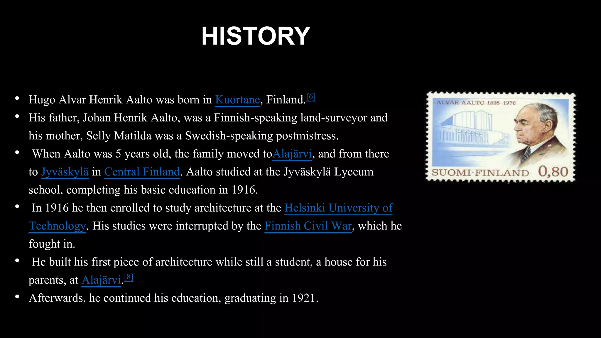 Ar. Alvar alto and his works | PPTX