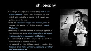 Ar. Alvar alto and his works | PPTX