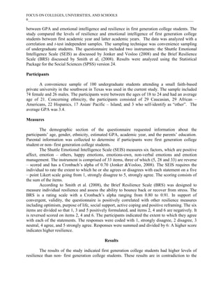 Alvardo andreeina,resilience and emotional intelligence focus v11 n1 ...