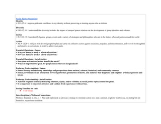 Social Justice + Dance Unit Plan (2022) | PPT