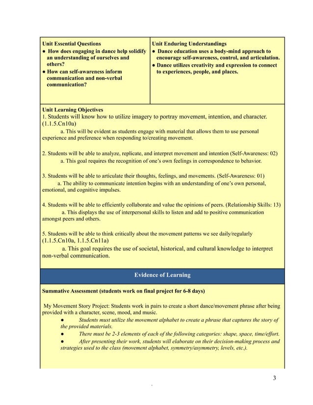 Interdisciplinary Unit Plan (2020) | PDF