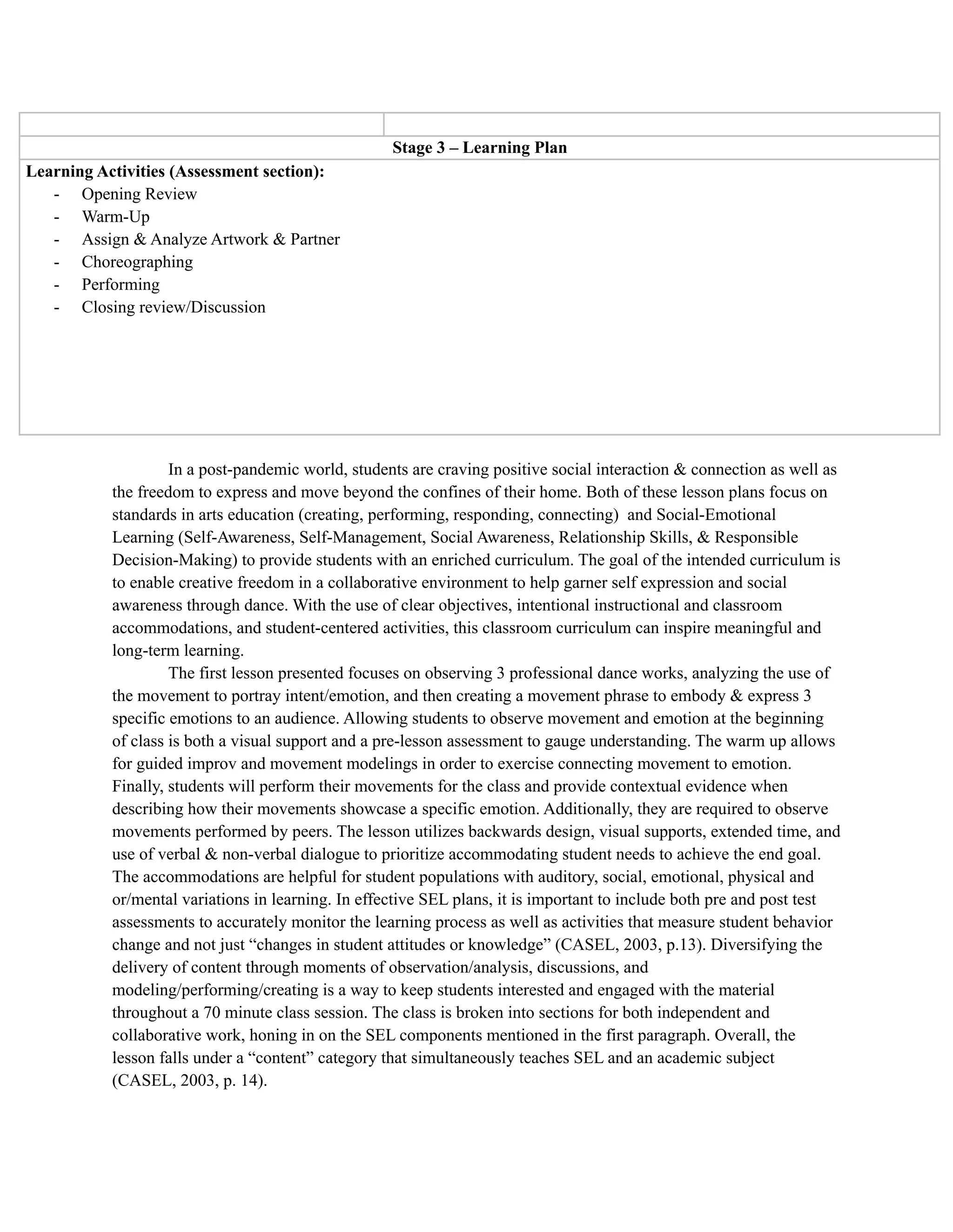 SEL Lesson Plans | PDF