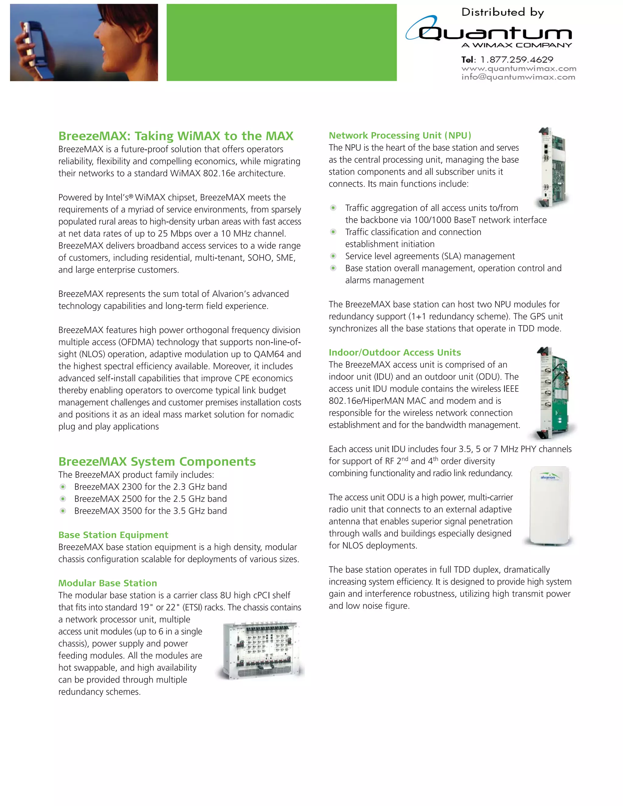 Alvarion Breeze Max 2300 2500 3500 - Product Brochure (quantumwimax.com ...