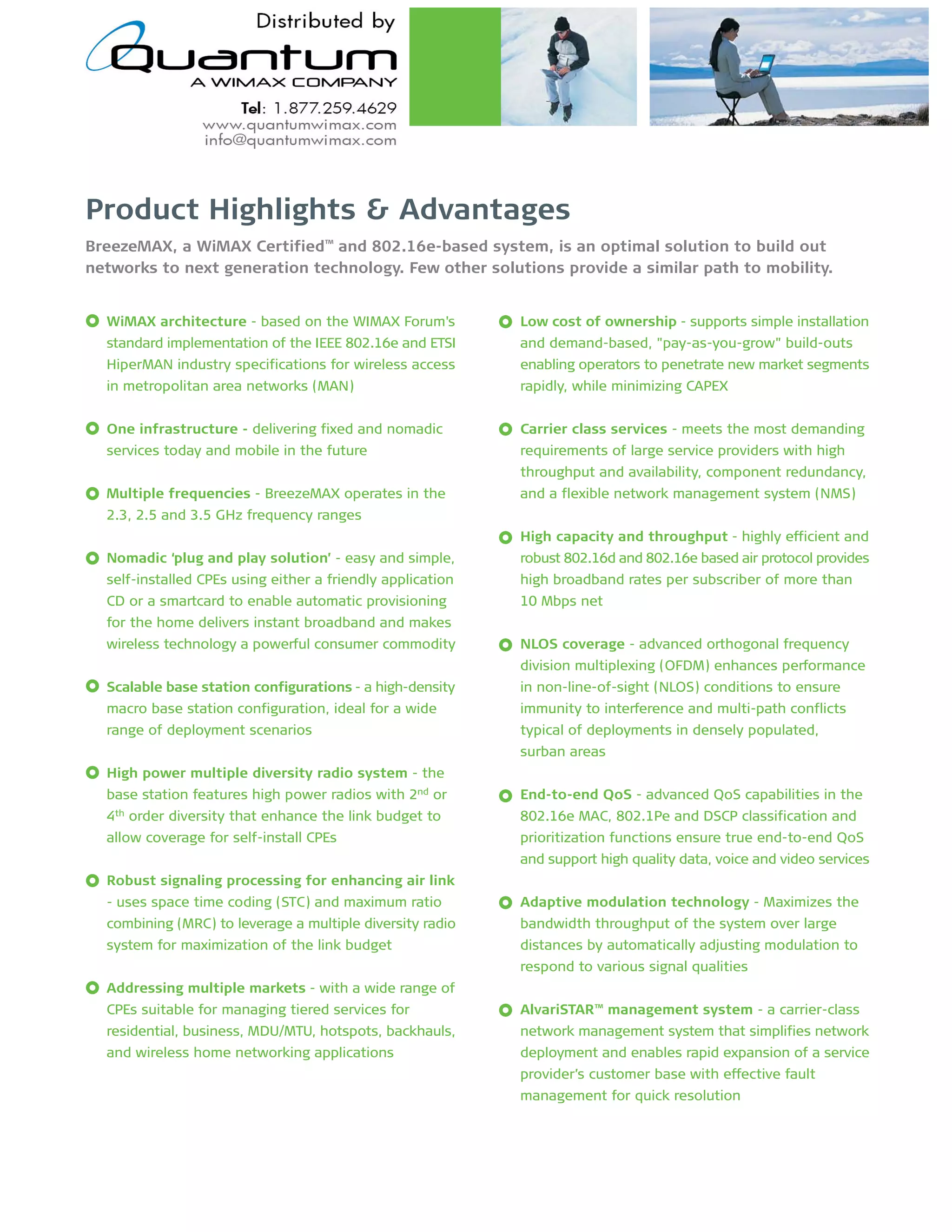 Alvarion Breeze Max 2300 2500 3500 - Product Brochure (quantumwimax.com ...