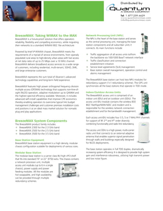 Alvarion Breeze Max 2300 2500 3500 - Product Brochure (quantumwimax.com ...