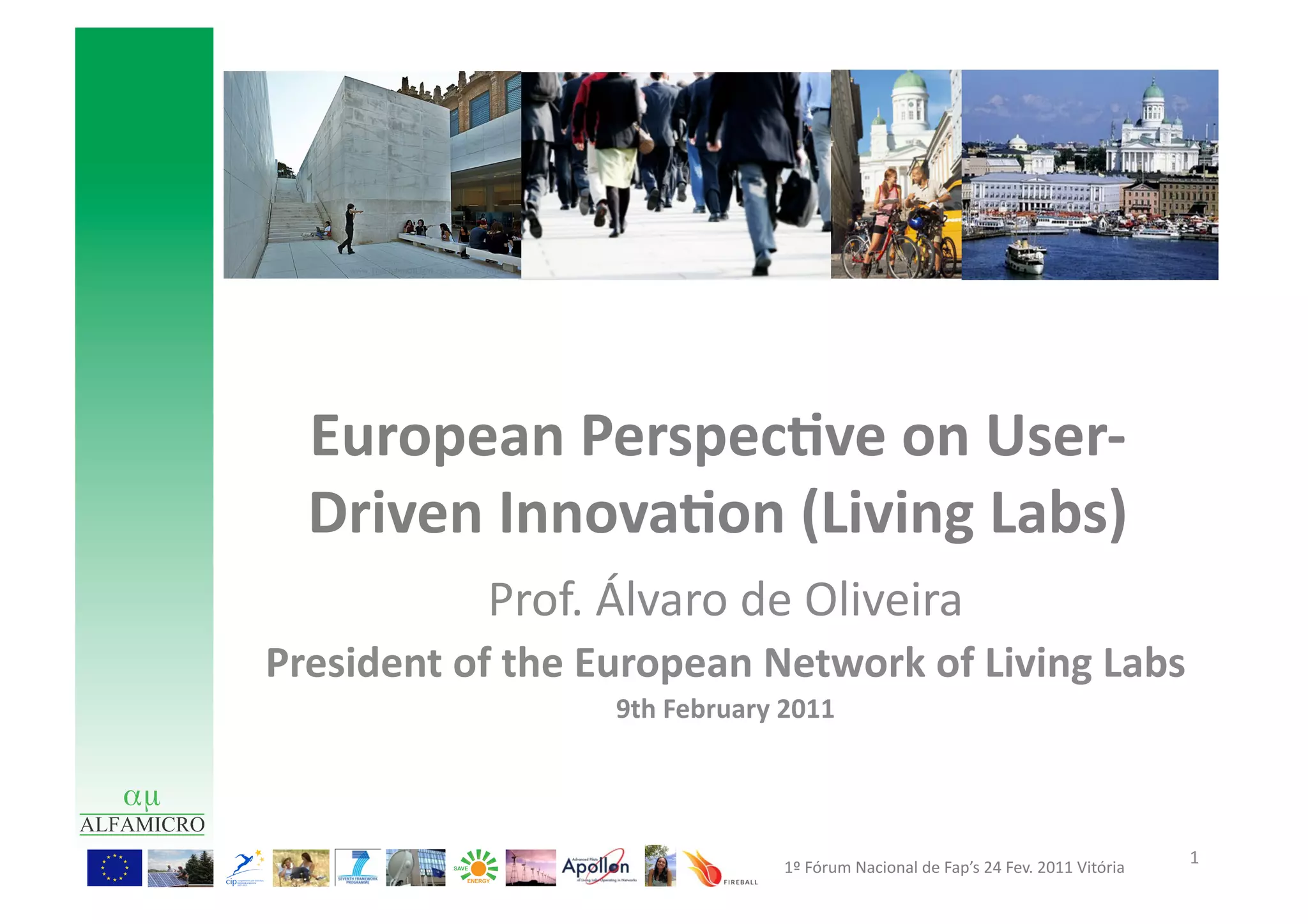 Living Labs Conference Alvaro Oliveira | PPT