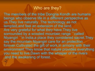 Dongria Kondh | PPT