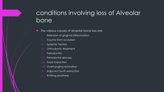 Alveolar bone | PPTX