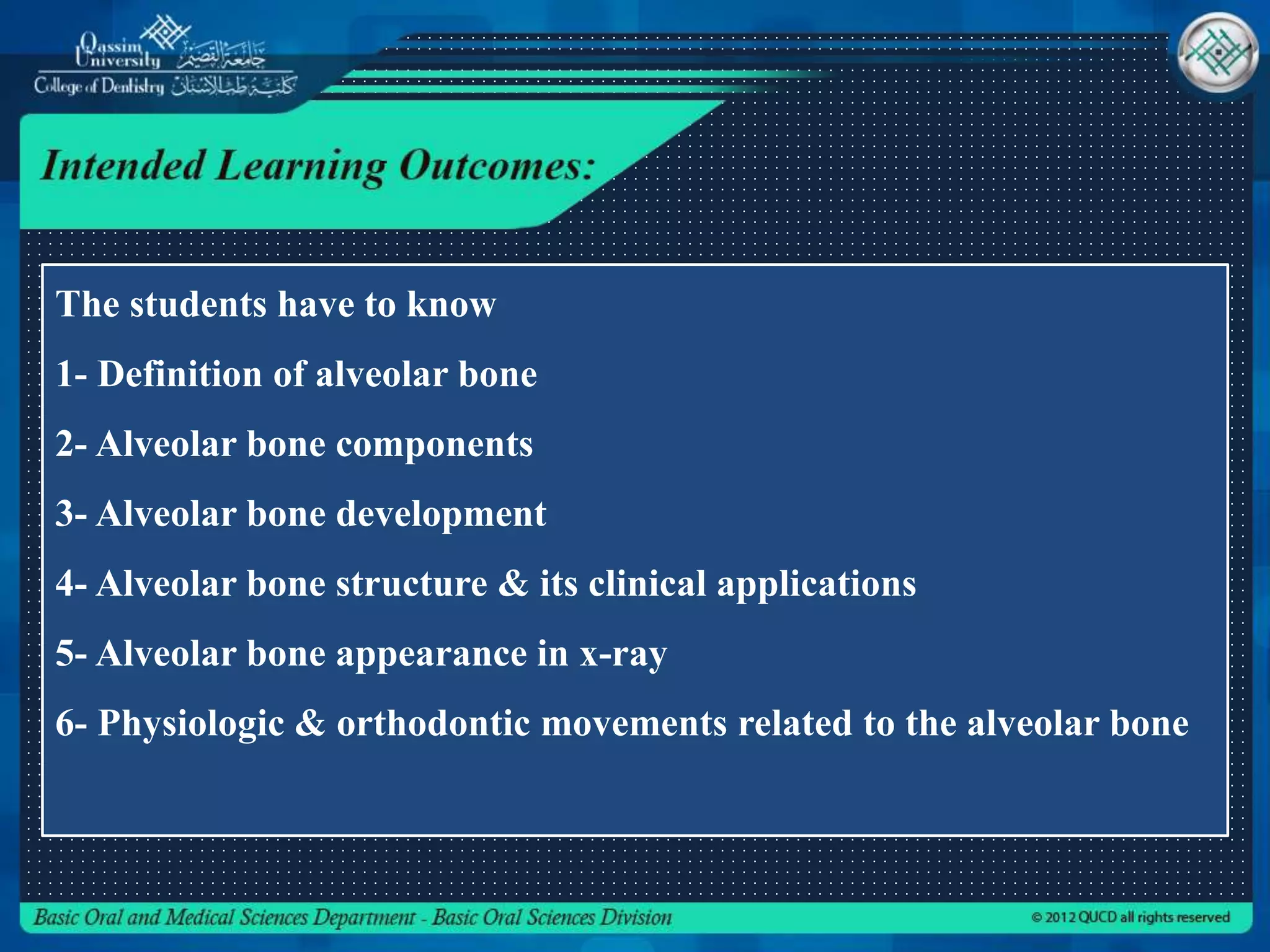 Alveolar bone | PPTX
