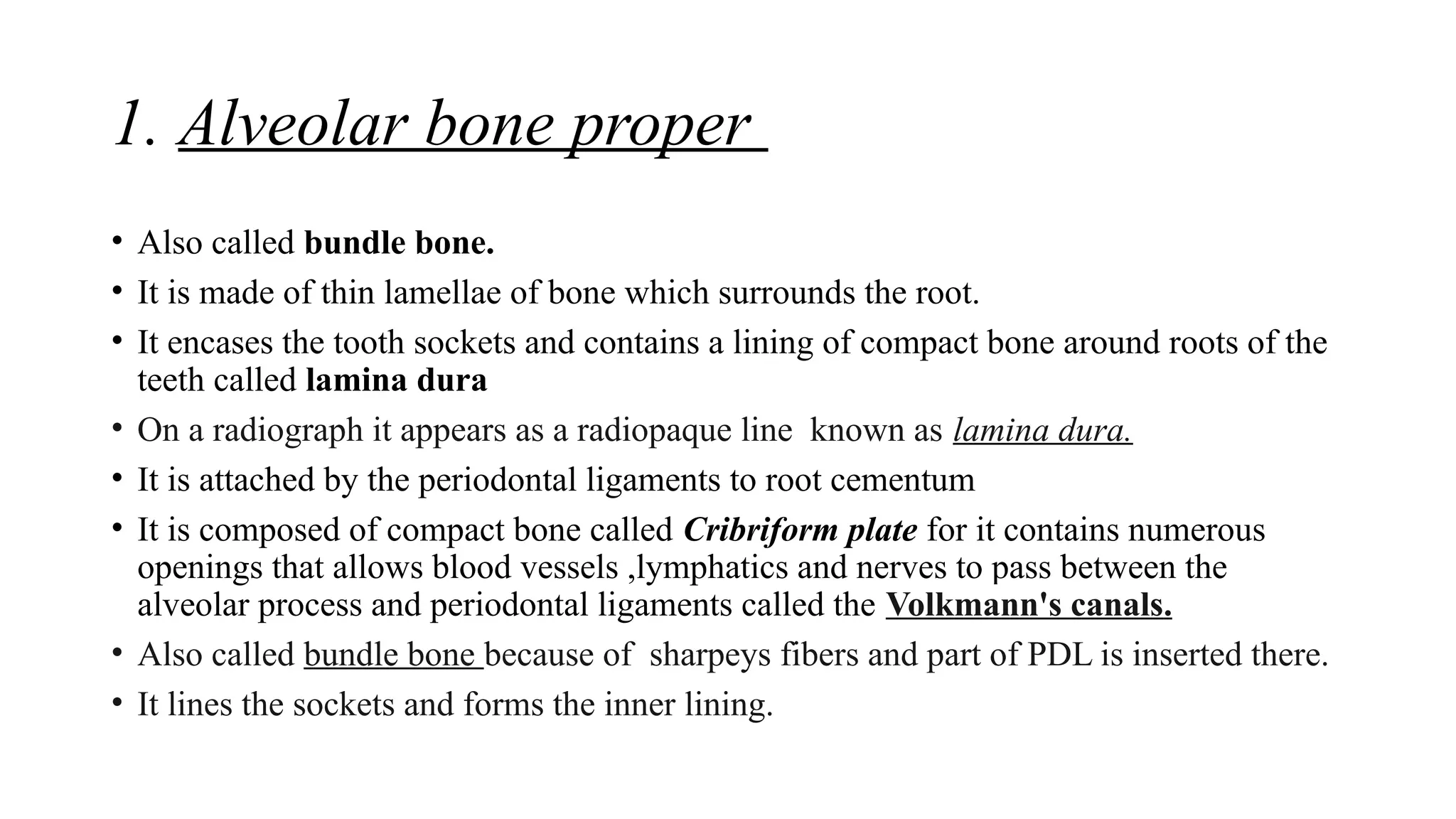 ALVEOLAR BONE.pptx. to all dental hygiene | PPT