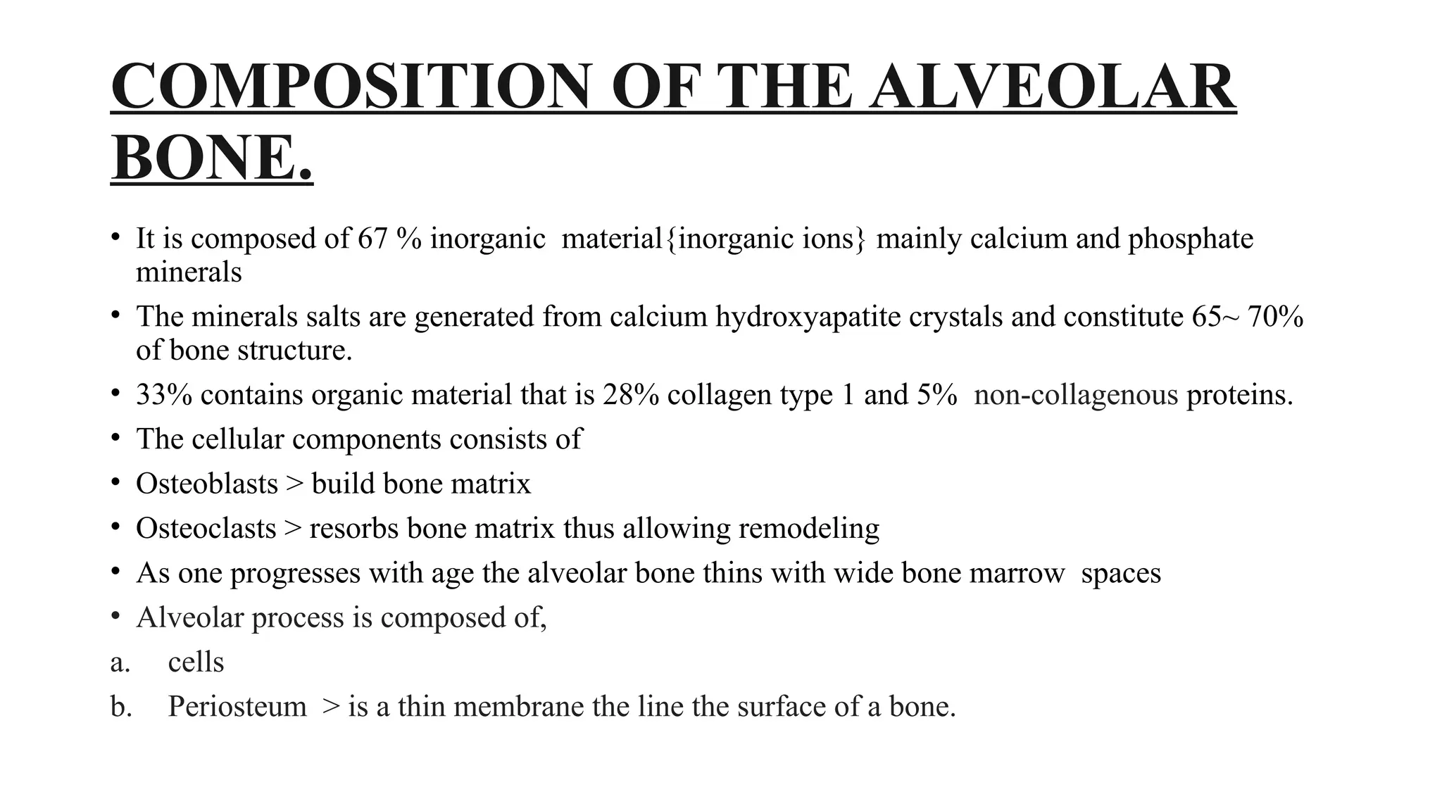 ALVEOLAR BONE.pptx. to all dental hygiene | PPTX