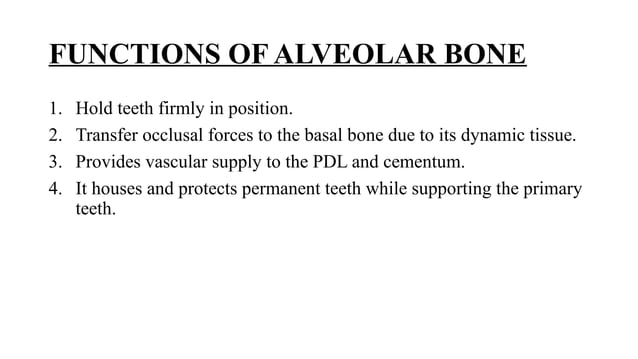 ALVEOLAR BONE.pptx. to all dental hygiene | PPT