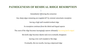 ALVEOLAR BONE and residual ridge resorption.pptx