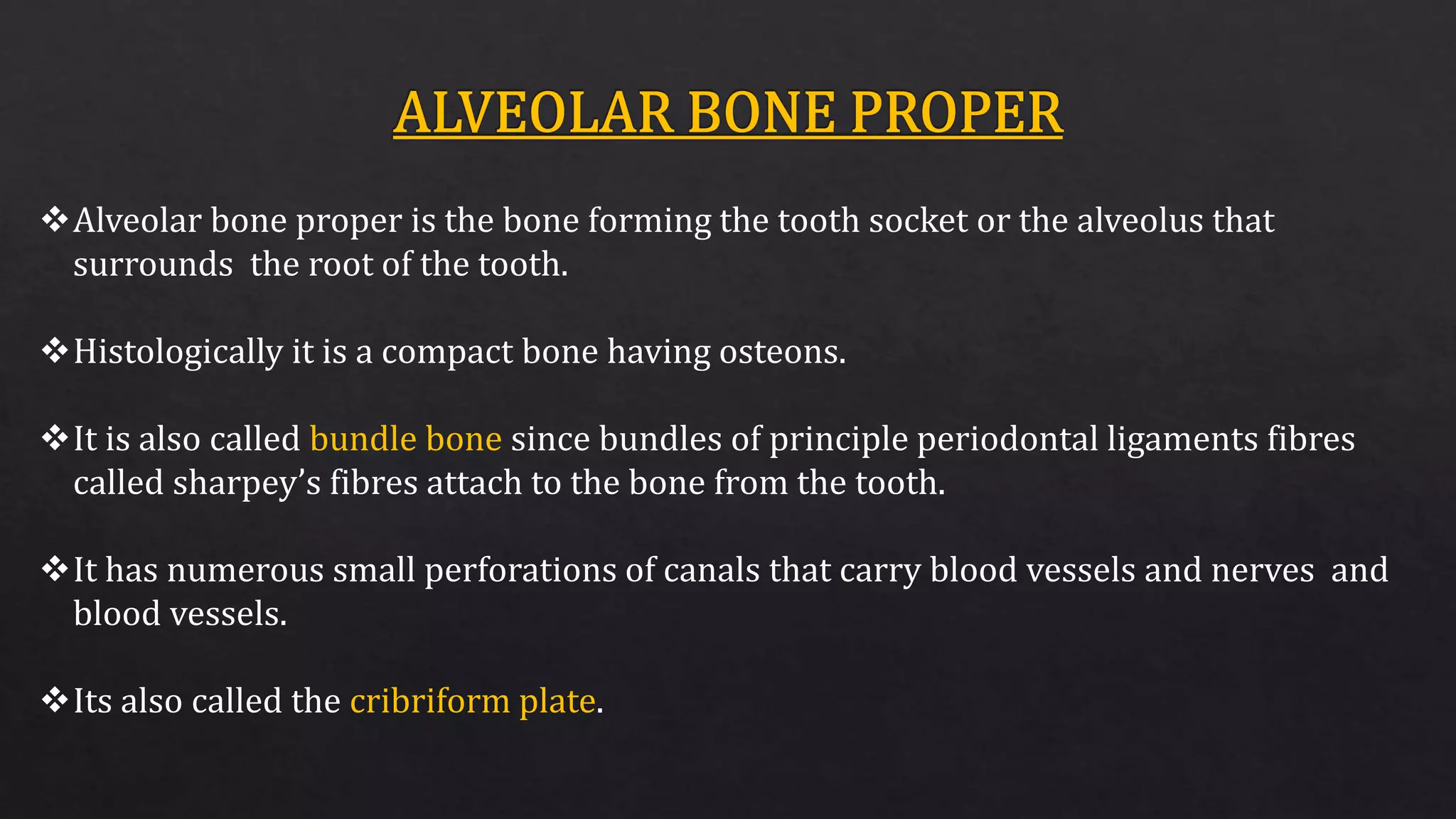 Alveolar bone | PPT