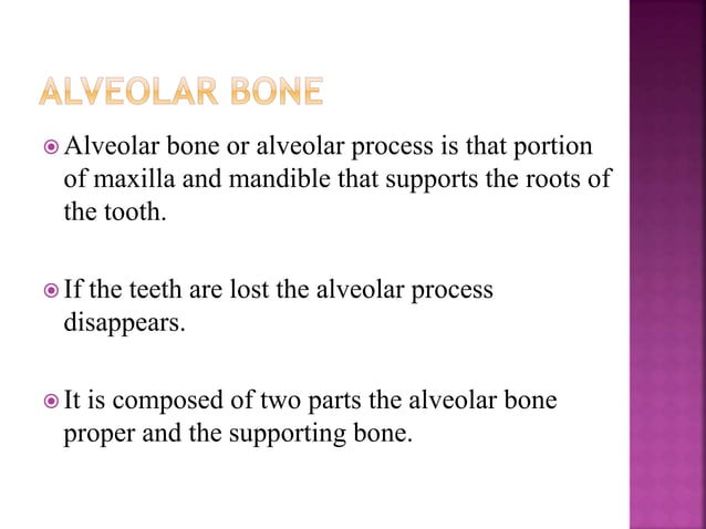 Alveolar bone perio. | PPTX | Bone and Joint Conditions | Diseases and ...