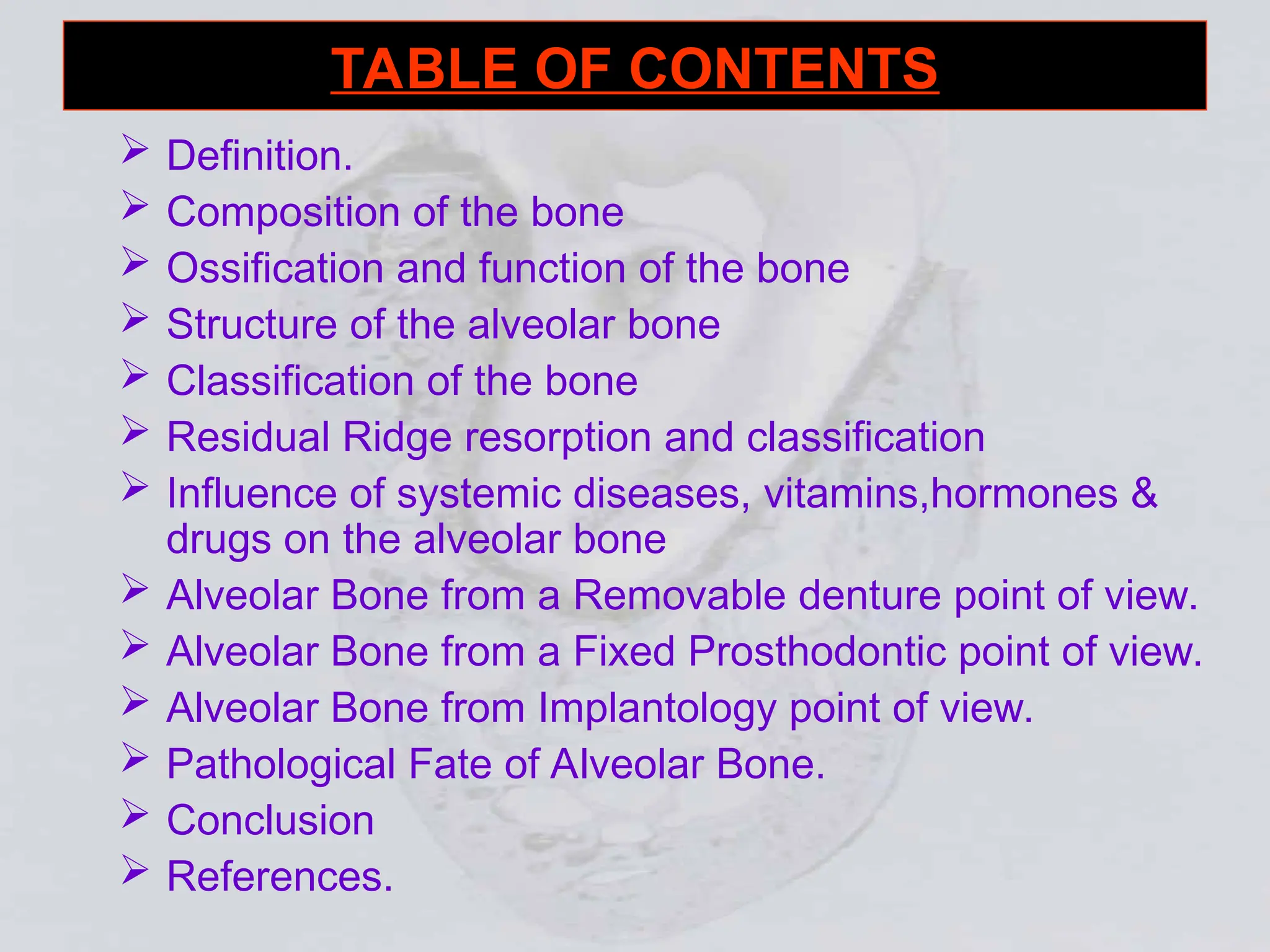 Alveolar Bone and prosthodontics relevance | PPT