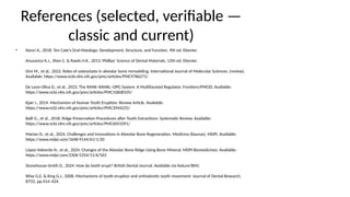 Comprehensive Overview of Alveolar Bone Development, Structure, and ...