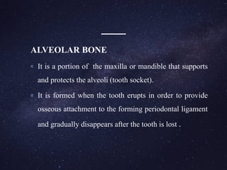 Alveolar process bds class | PPTX