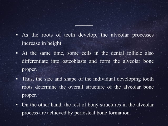Alveolar process bds class | PPTX