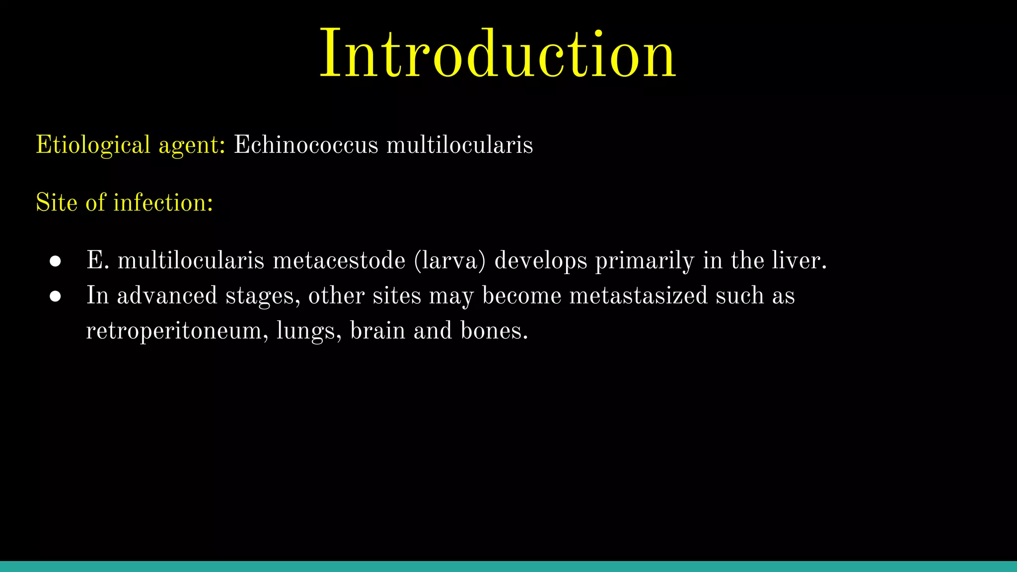 Echinococcosis | PPTX