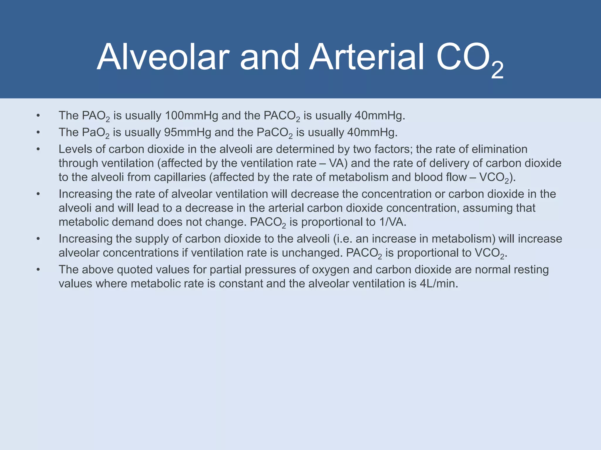 Alveolar gases and diffusion | PPTX