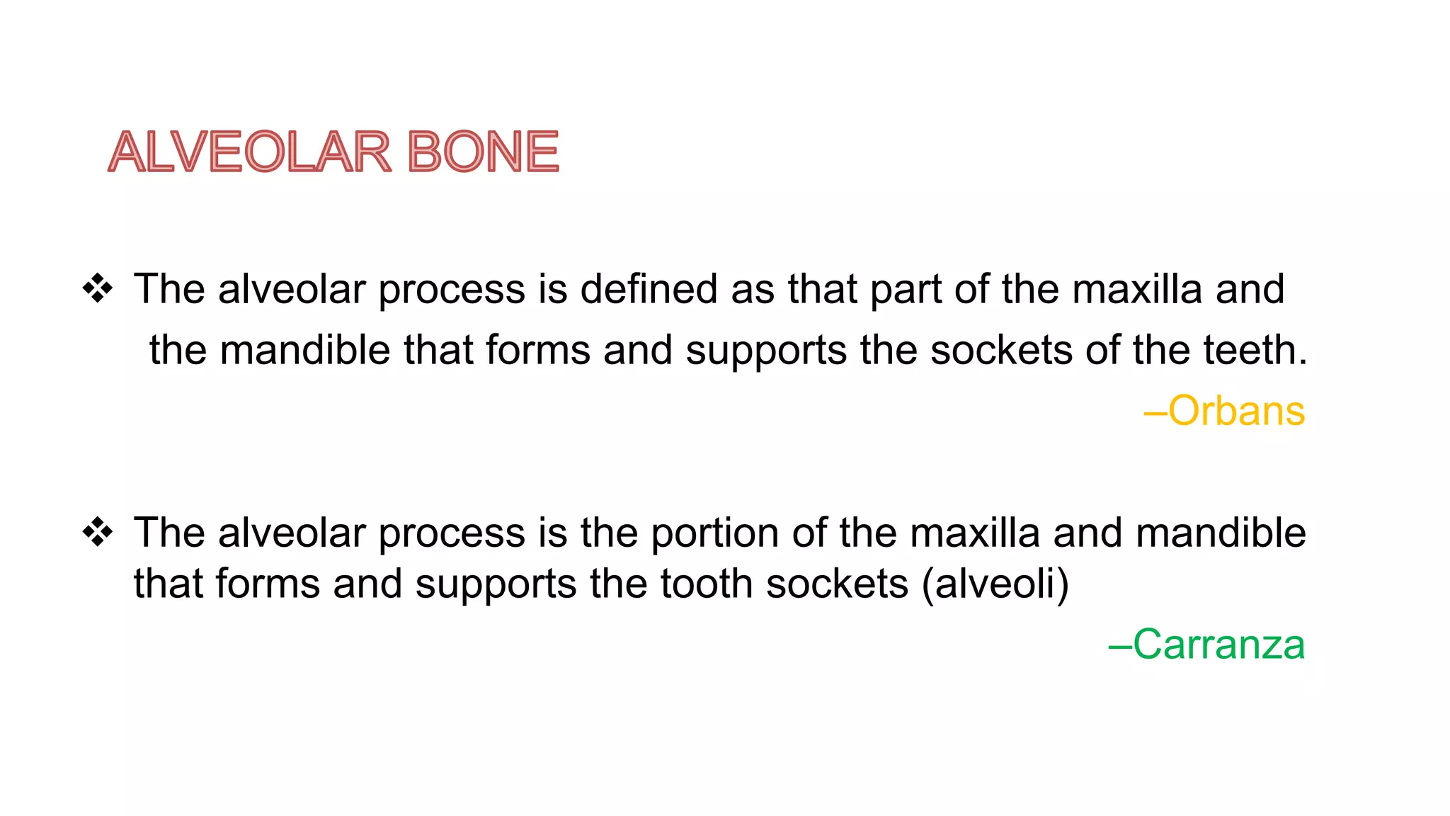 Alveolar bone ppt dental periodontic topic by channu m g 2k18 | PPTX