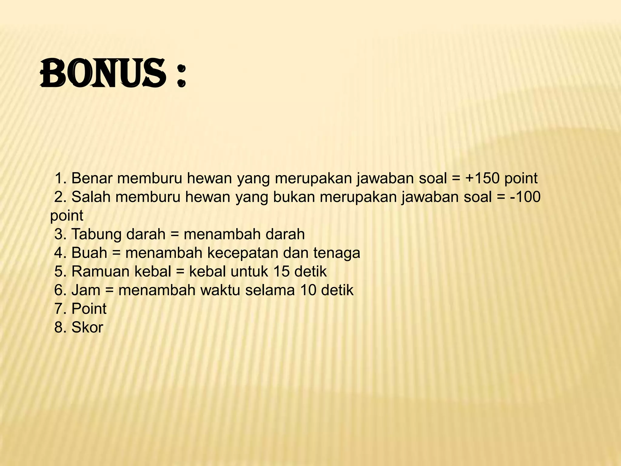 Naskah untuk membuat game | PPTX