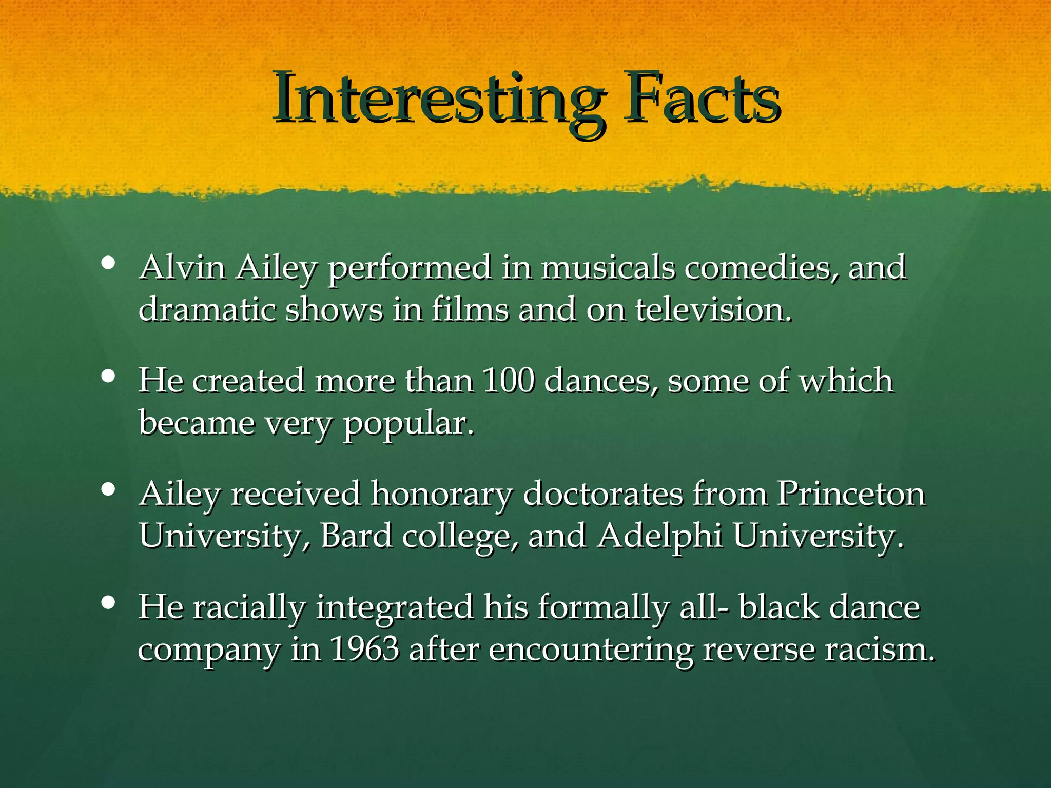 Alvin ailey | PPT