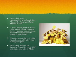 Alvin ailey | PPT