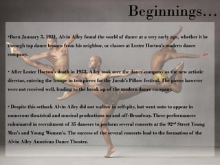 Alvin Ailey Econ Project | PDF