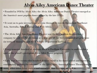 Alvin Ailey Econ Project | PDF