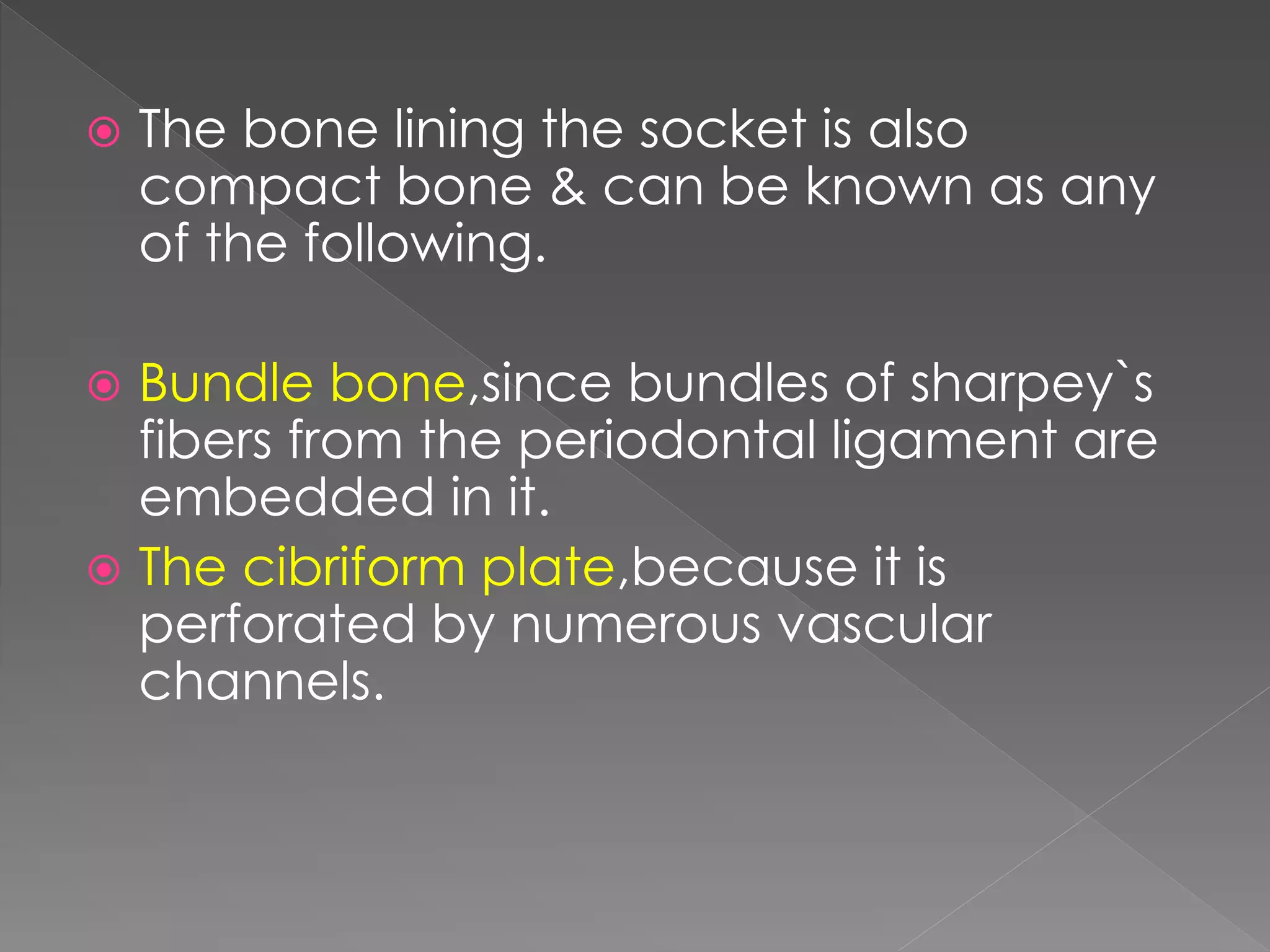ALVEOLAR BONE | PPTX