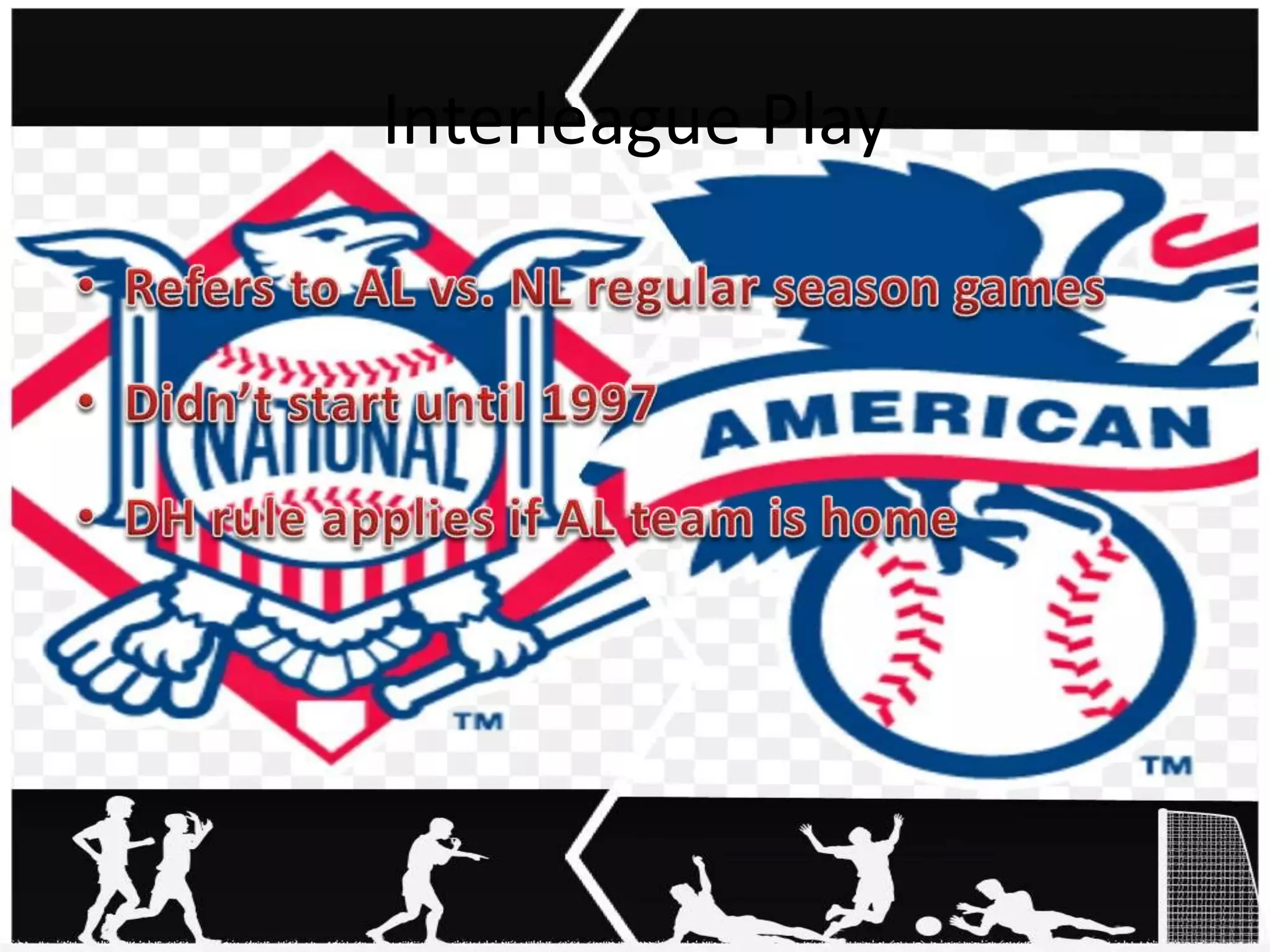 Al vs. nl | PPTX | Baseball | Sports