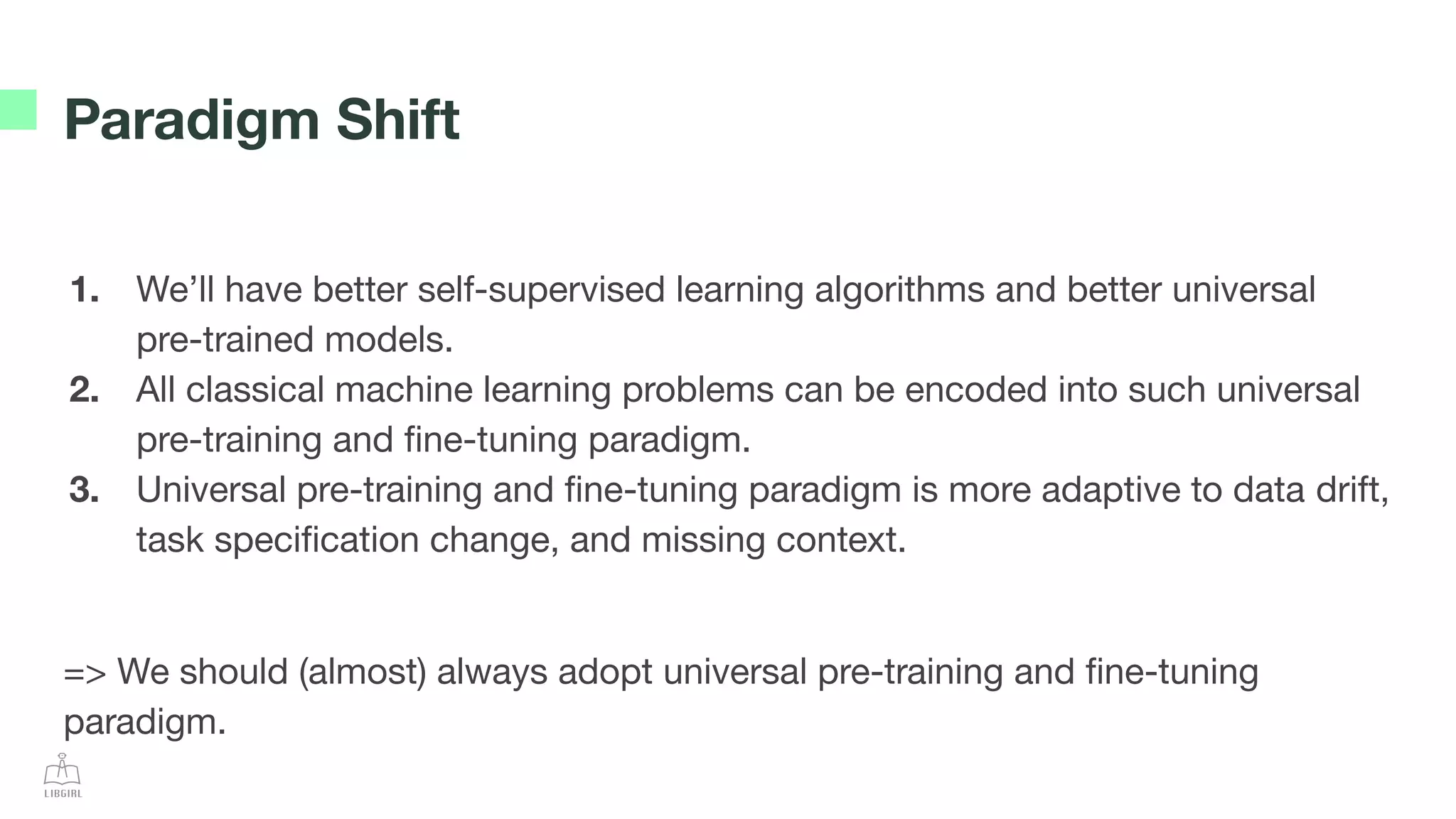 Always adopt self supervised learning | PPT