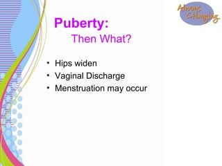 Grade 4: Girls Puberty | PPT