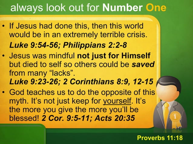 Always Look Out For Number One | PPT