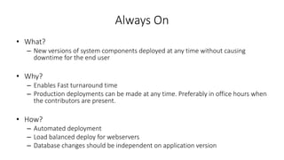 Always On - Zero Downtime releases | PPT