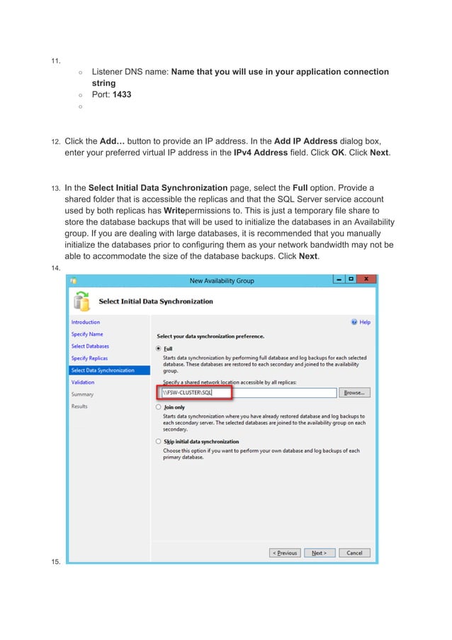 Always on availability group | PDF | Databases | Computer Software and Applications