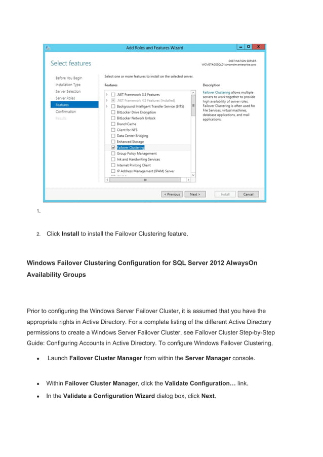 Always on availability group | PDF | Databases | Computer Software and Applications