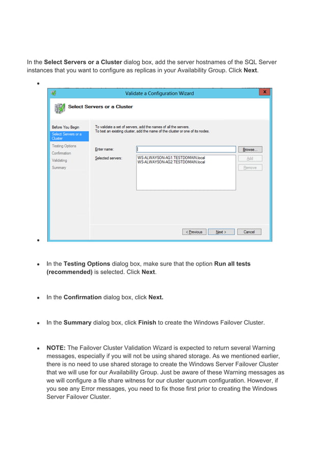 Always on availability group | PDF | Databases | Computer Software and Applications