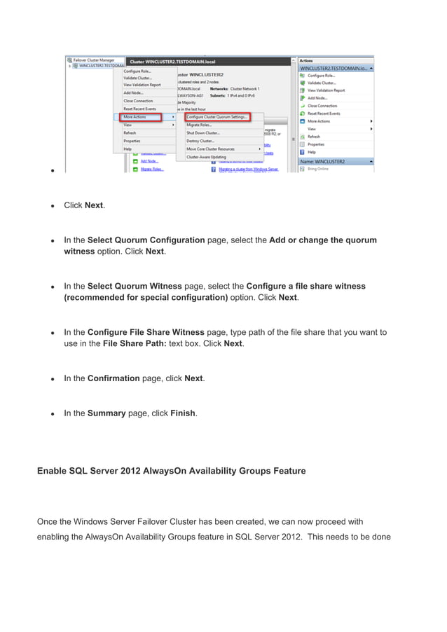 Always on availability group | PDF | Databases | Computer Software and Applications