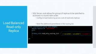 Alwayson AG enhancements | PPT