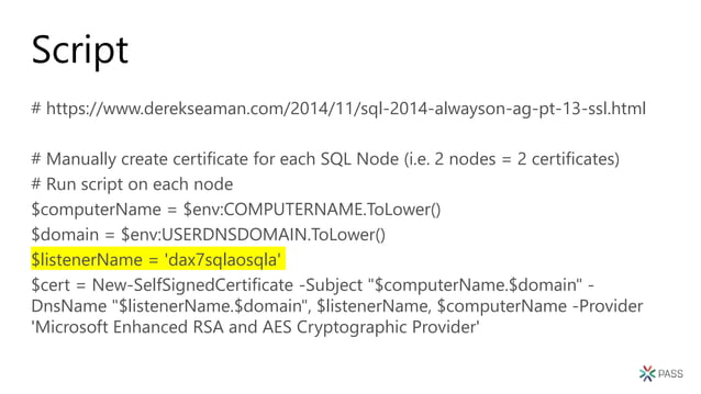 SQL Server for Dynamics 365 Finance and Operations (LBD - On Premises ...
