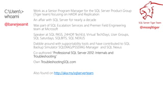 AlwaysOn Troubleshooting Improvements | PPT | Free Download