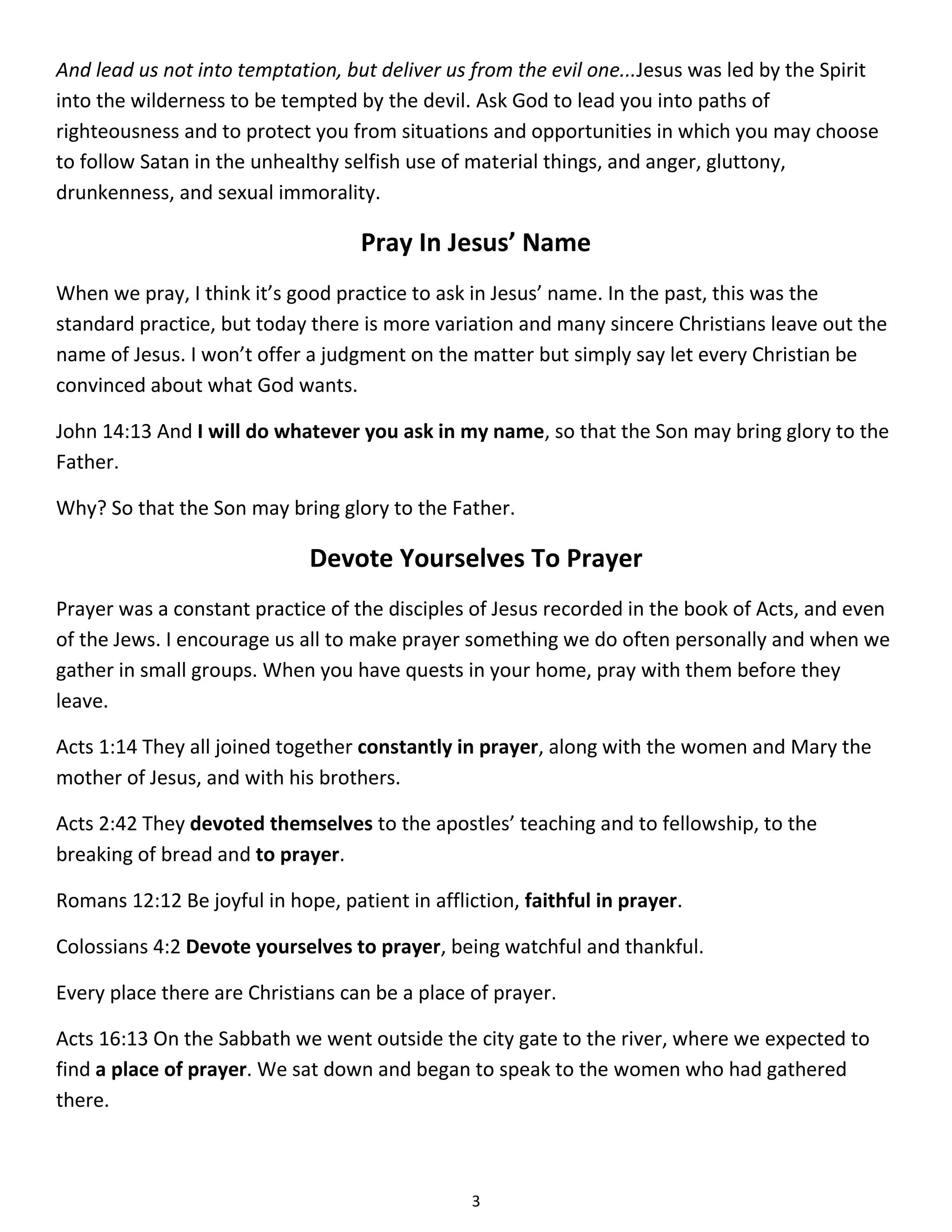 Always Pray | PDF